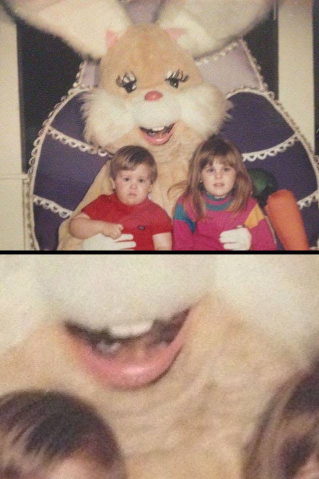 scary looking easter bunnies