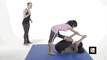 Watch These Couples Try AcroYoga For The First Time And Totally Nail It