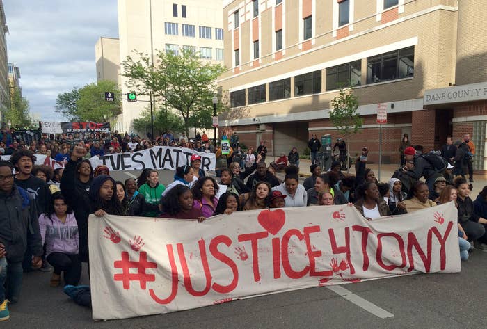 Protesters March In Wisconsin After Decision To Not Charge Cop Who Shot ...