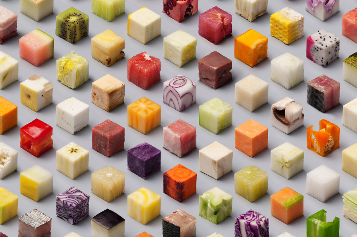 This Raw Food Cut Into Perfect Cubes Is Oddly Soothing