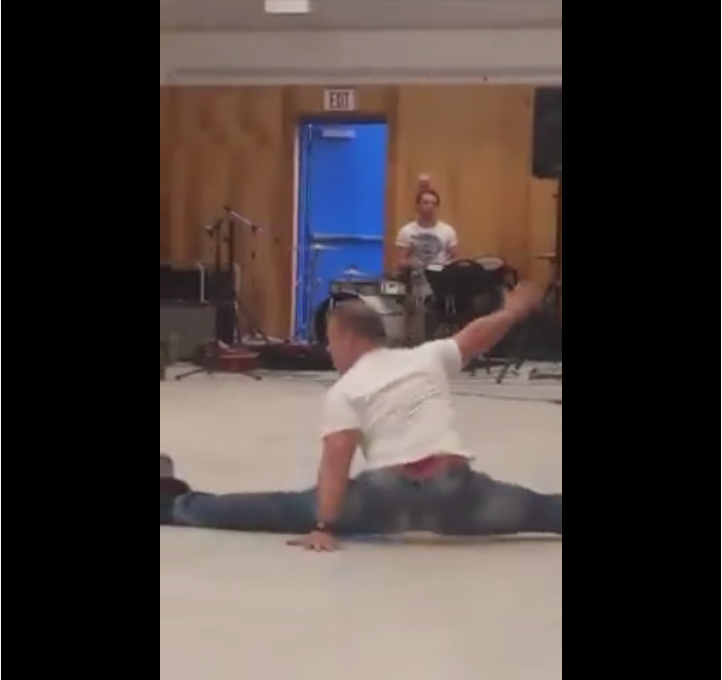 Watch This Cop Split His Pants When He Tries To Dance A Jig