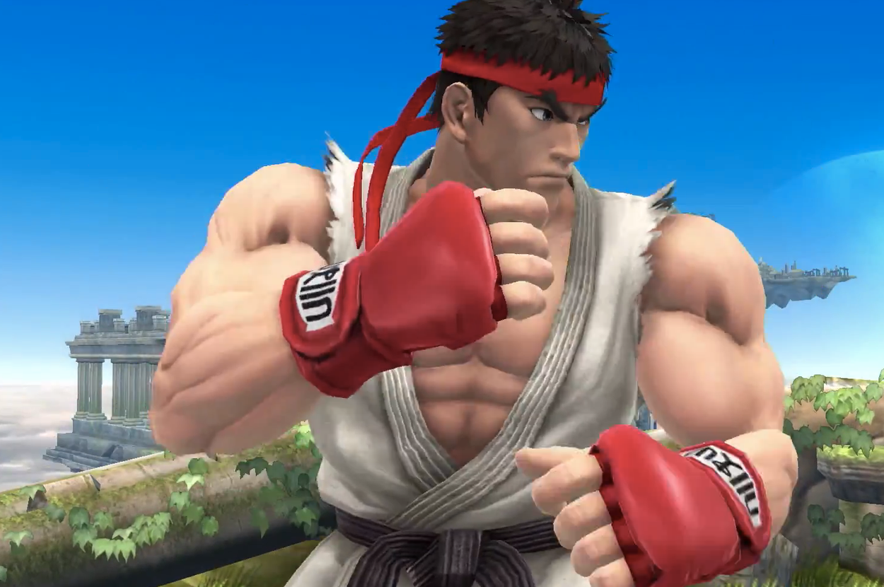 Street Fighter's Ryu Dragon Punches His Way Into "Smash 4"