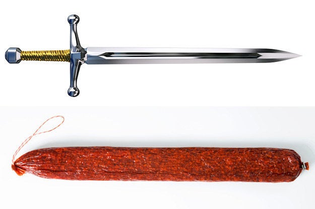 POLL: Would You Rather Fight With A Sword Or A Big Salami?