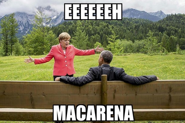 Dieses Foto von Angela Merkel beim G7-Gipfel wird gerade zum Meme Dieses Foto von Angela Merkel beim G7-Gipfel wird gerade zum Meme