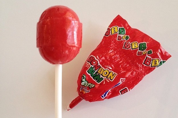Colombina Lolly Pops | Bon Bon Bum | Strawberry Flavour | 480g
