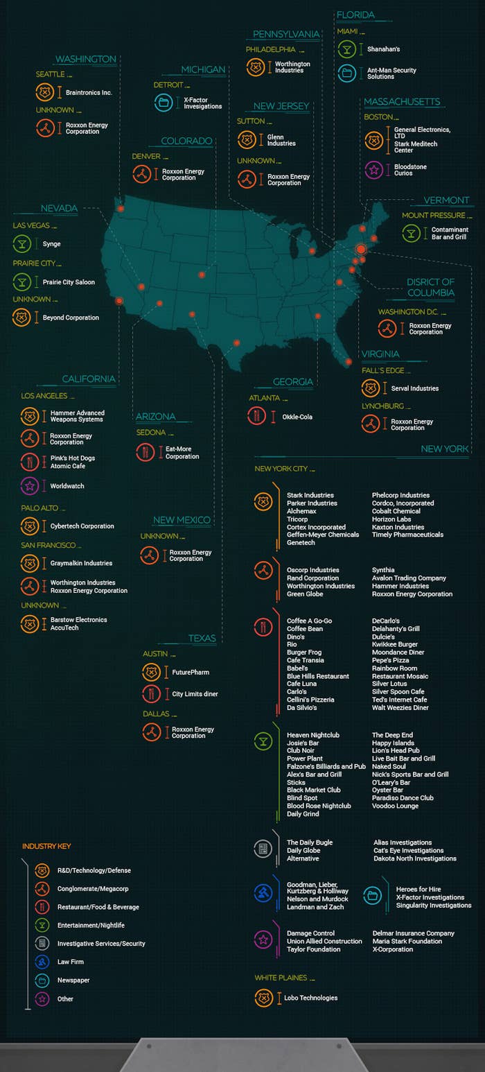 This Map Shows You What The U.S. Would Look Like If Marvel Was Real