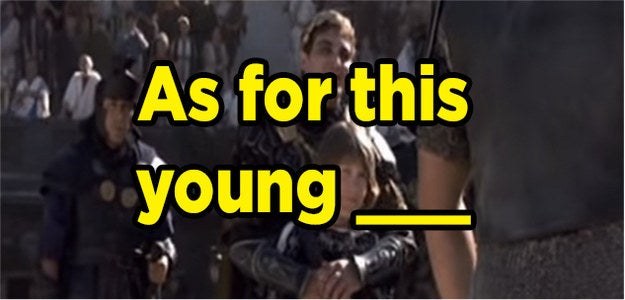 Can You Get Through This Without Feeling Like A Bad Ass Gladiator?