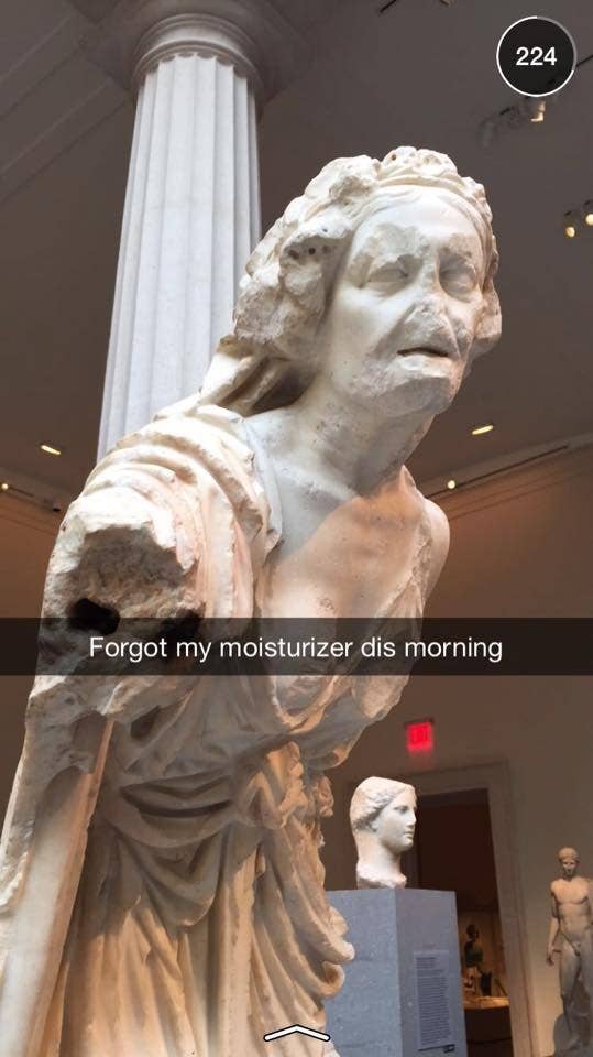 See 27 Amazing Works Of Art From The Met Museum On Snapchat