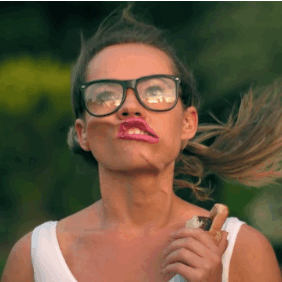 A Guy Blew Wind In People's Faces And Recorded It In Slow Motion