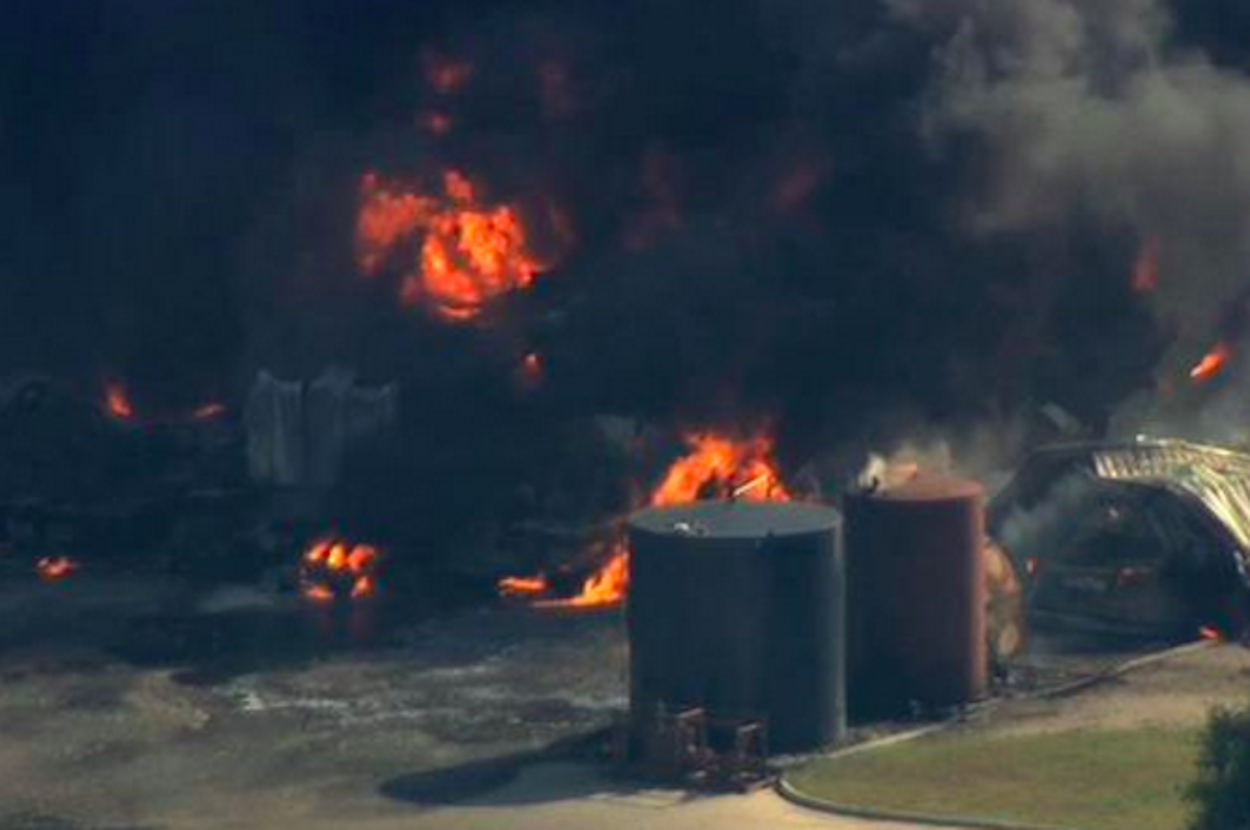 Large Explosion Hits Texas Chemical Plant