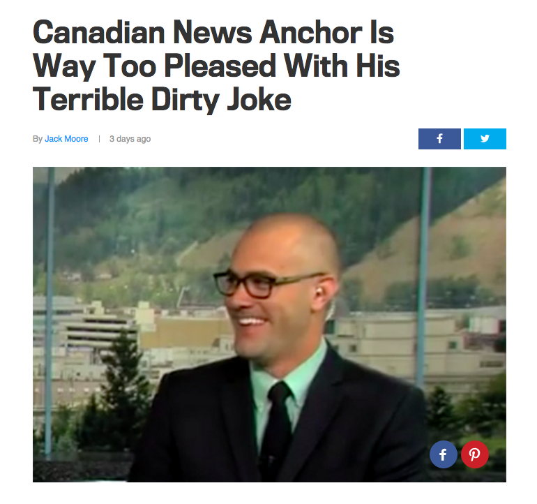 This TV Anchor's Reaction To A Terrible Pun Makes Bad Jokes Worth Telling