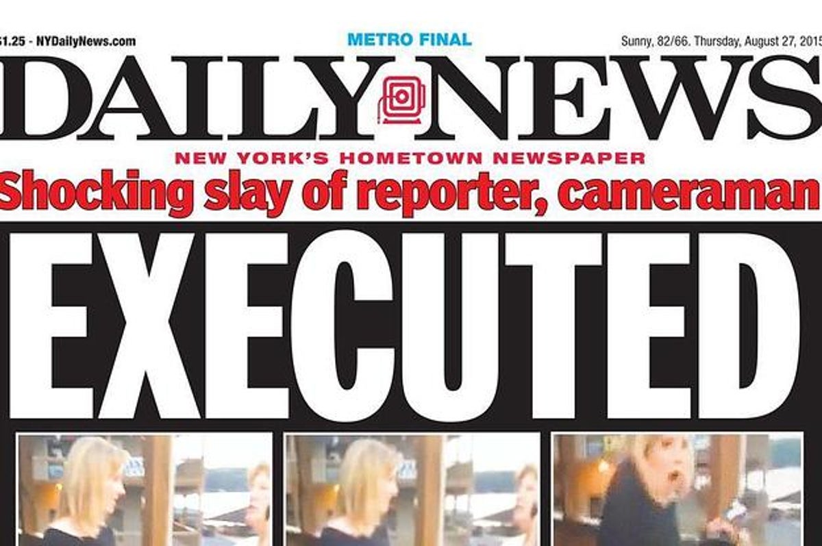 Newspapers Spark Outrage With Front Page Coverage Of TV Journalist Killings