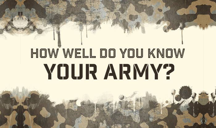 How Well Do You Know Your Army?