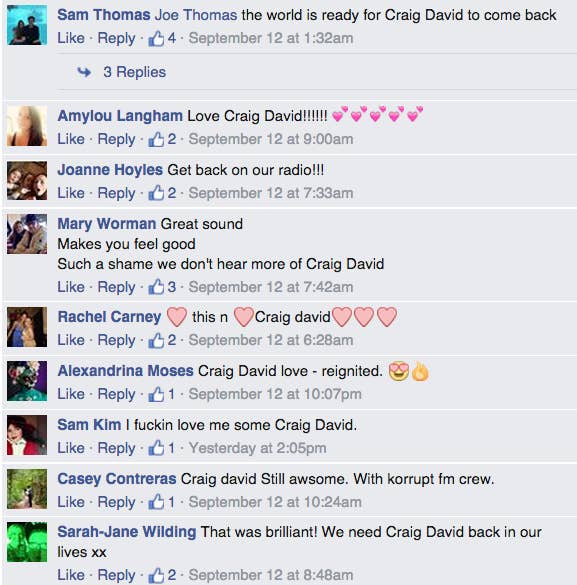 Friends Of Craig David
