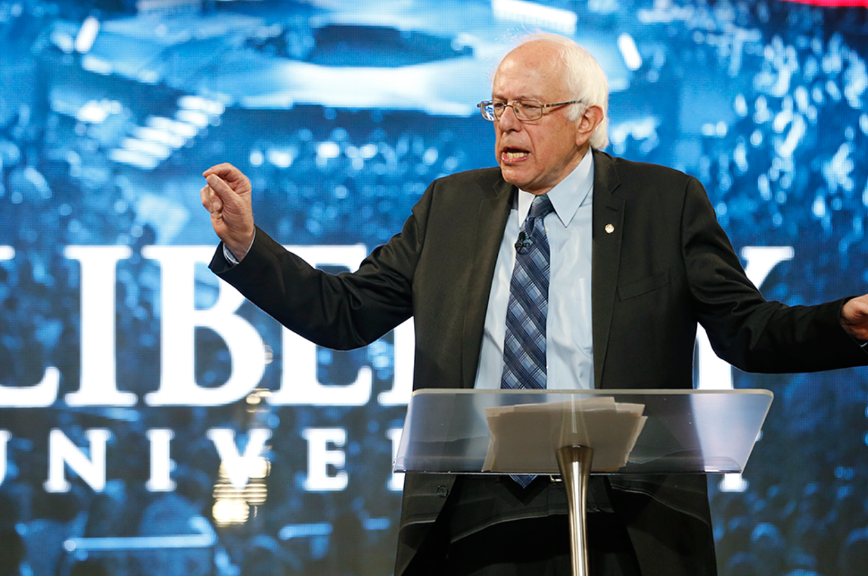 Bernie Sanders’ Peak Progressive Dreamboat Moment Came At Liberty ...
