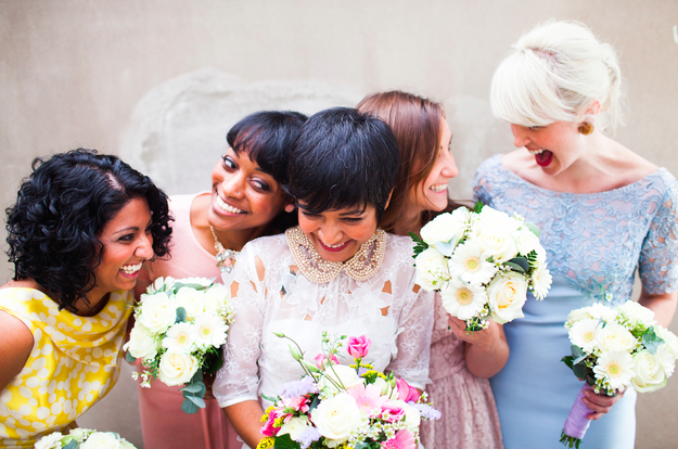 31 Real-Life Bridal Parties Who Nailed The Mix 'N' Match Look