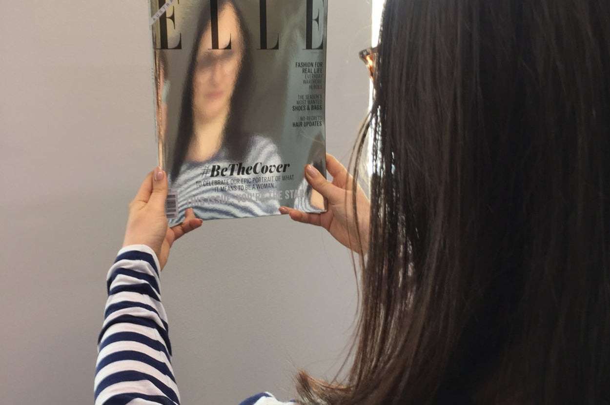 The Cover Of This Month's Elle Magazine Is Actually A Mirror
