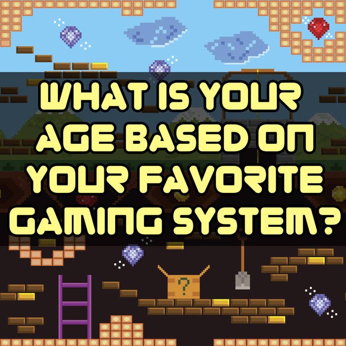 What's Your Actual Age Based On Your Favorite Childhood Gaming System?