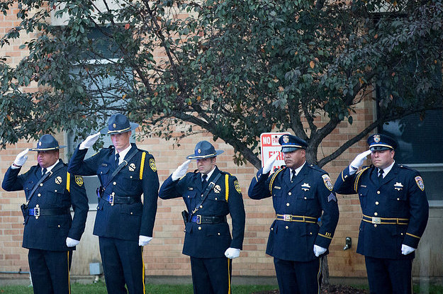 Thousands Gather For Slain Fox Lake Officer's Funeral