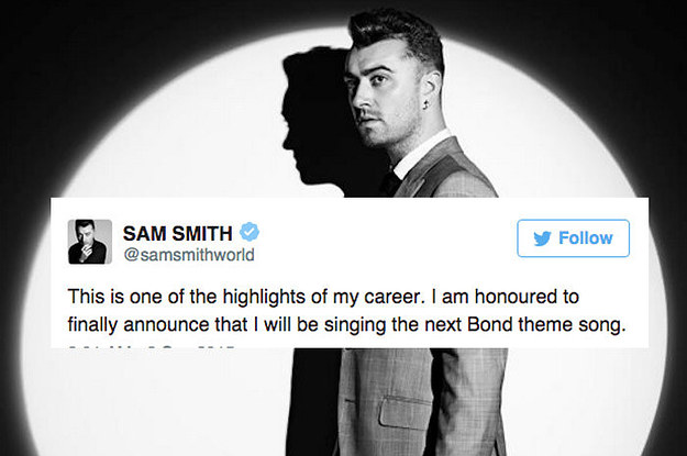 Sam Smith Has Recorded The New James Bond Song