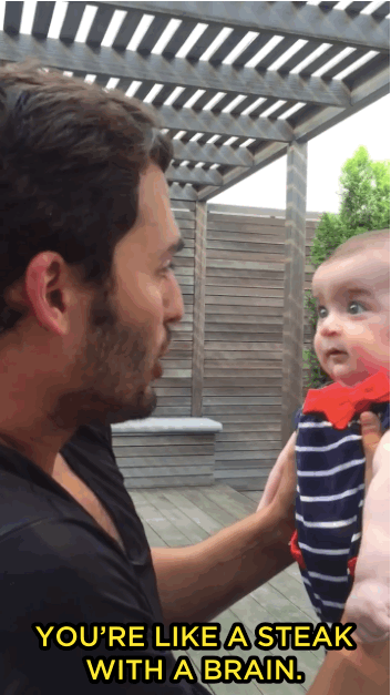 This Baby's Reaction To Hearing About How She Was Created Is Amazing
