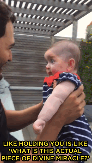 This Baby's Reaction To Hearing About How She Was Created Is Amazing