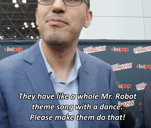 The "Mr.Robot" Cast Gave Us The Title Sequence We Deserve At NYCC