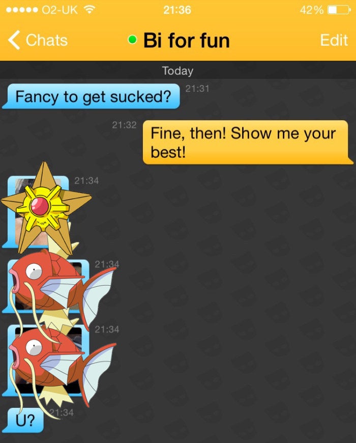 This Guy Used Quotes From Pokémon On Grindr And The Results Were Hilarious