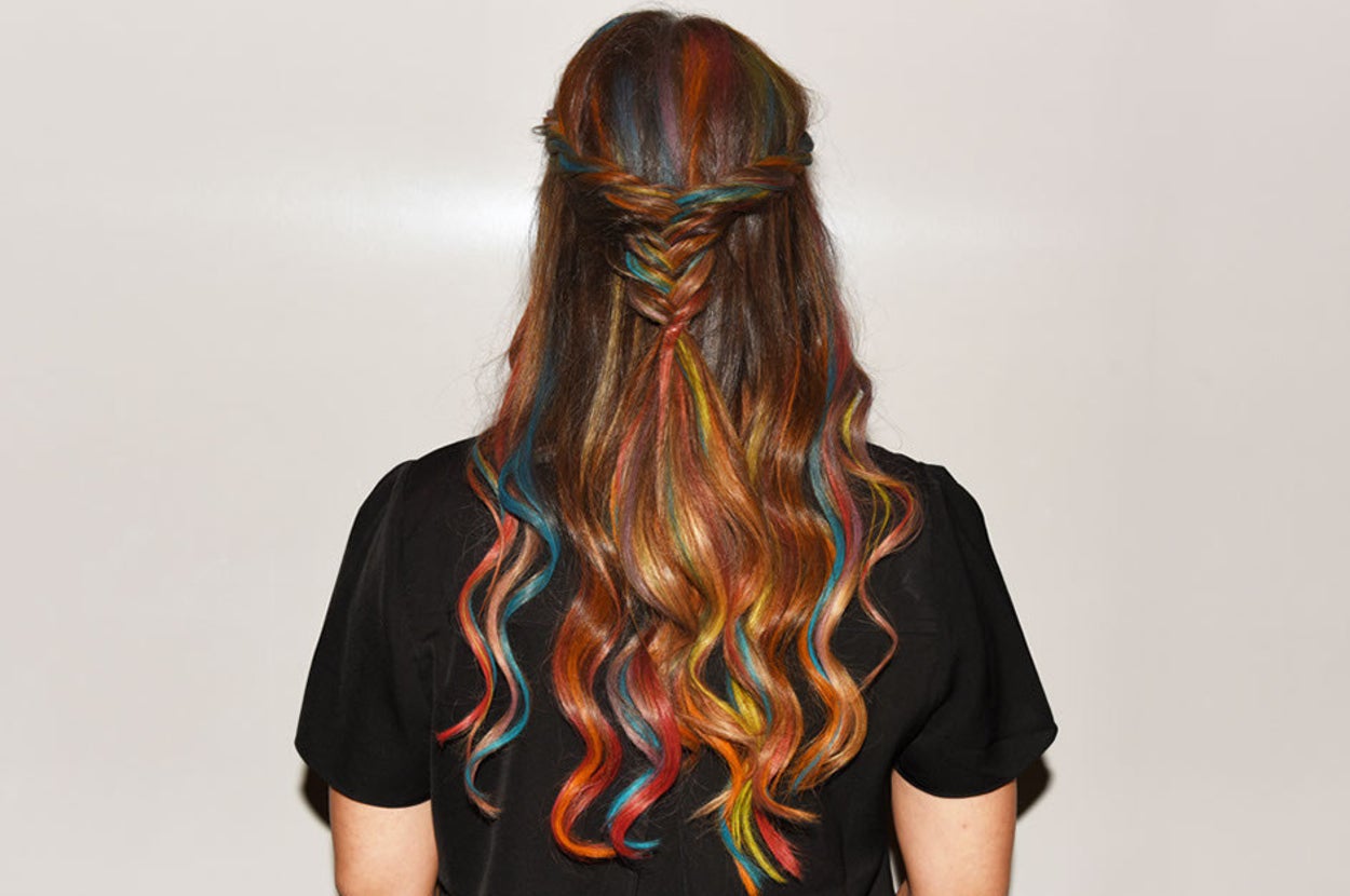 how to color hair for halloween