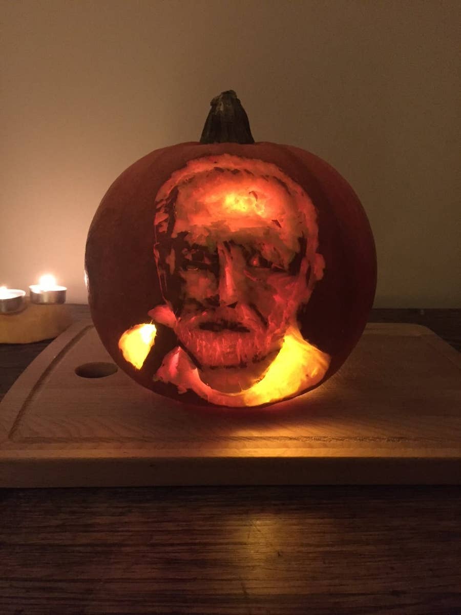 beyonce pumpkin stencil