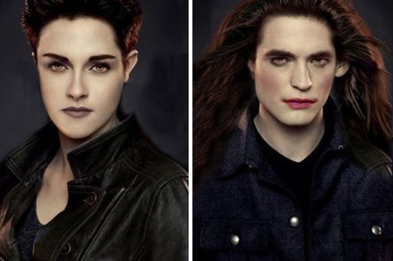 Here Are Twilight's Bella And Edward Gender-Swapped