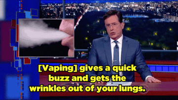 Colbert Breaks Down Why Vaping Is So Hot Right Now