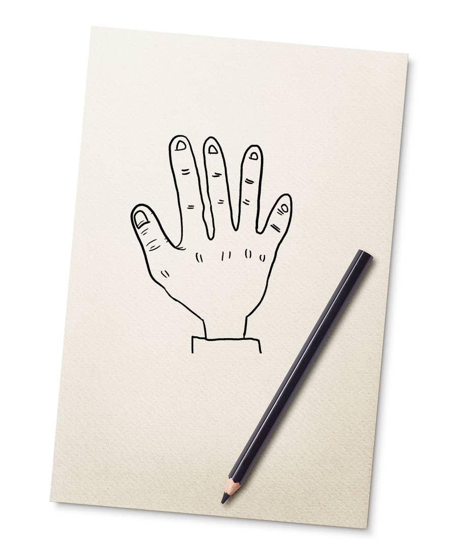 how to draw a hand buzzfeed