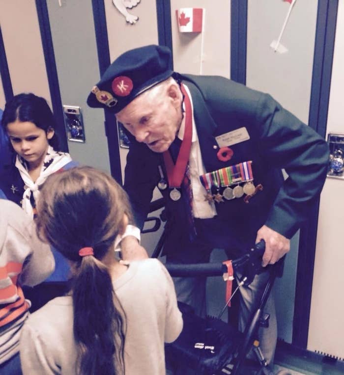 A Veteran Had The Most Heartwarming Response To A Little Girl's Question