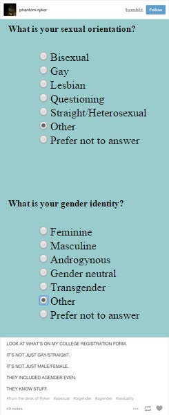 Gender Identity Tumblr