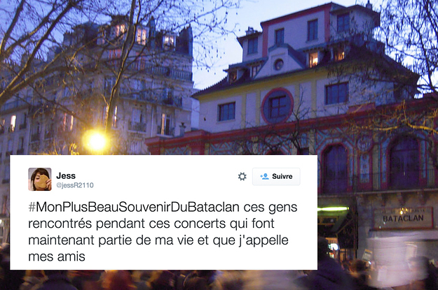 «Mon plus beau souvenir du Bataclan»: les internautes se rappellent