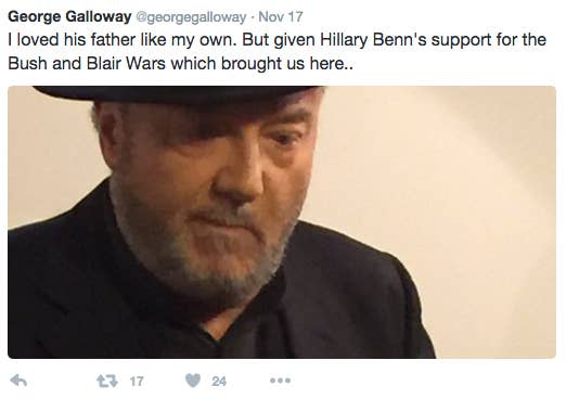 George Galloway Keeps Tweeting Pictures Of Himself In A Hat And No One ...
