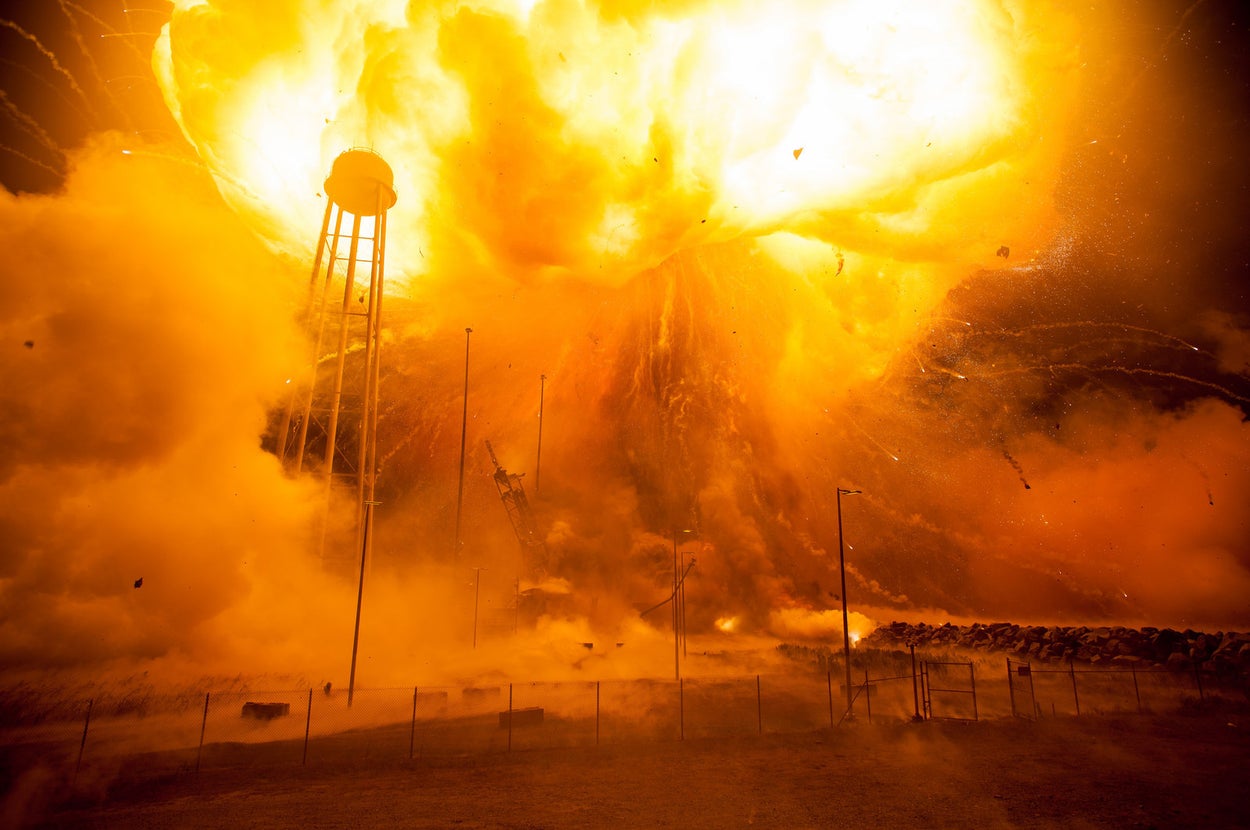 Incredible New Photos Show Moment NASA Rocket Exploded On Liftoff