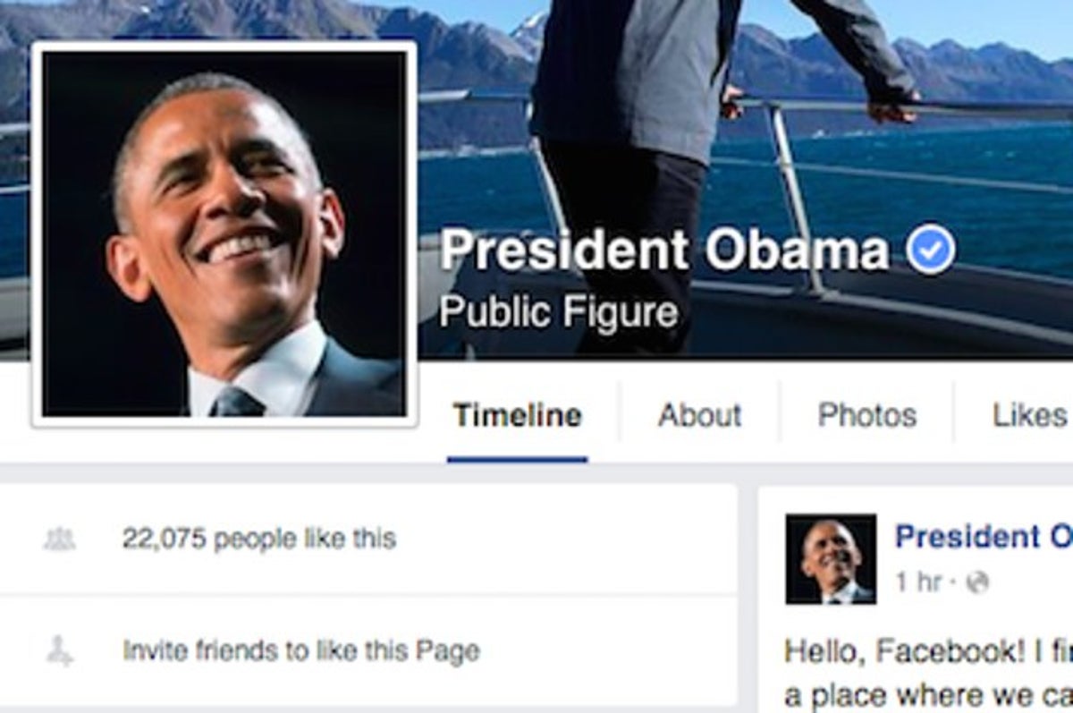 President Obama Just Joined Facebook