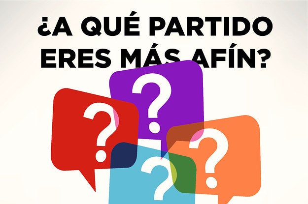 ¿Qué partido va más contigo?