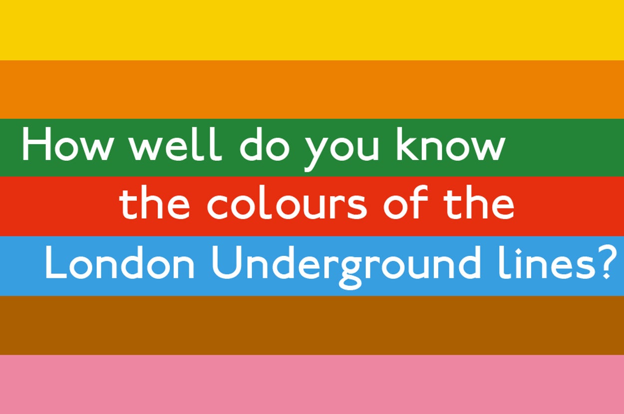 How Well Do You Know The Colours Of The Tube Lines?