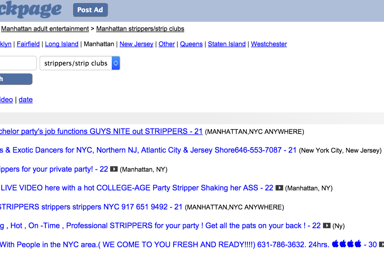 Backpage.com Is Suing The Justice Department Over New Sex Trafficking Law