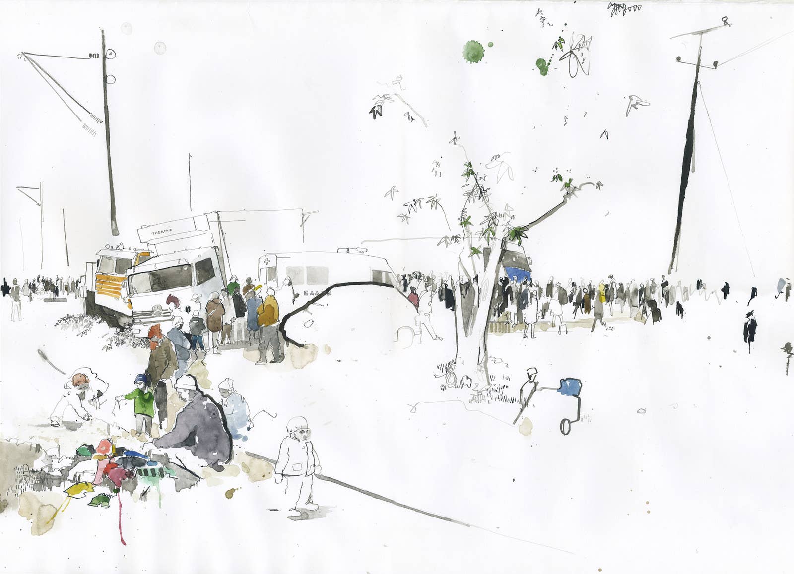 These Paintings Capture The Refugee Crisis Better Than Any Photograph