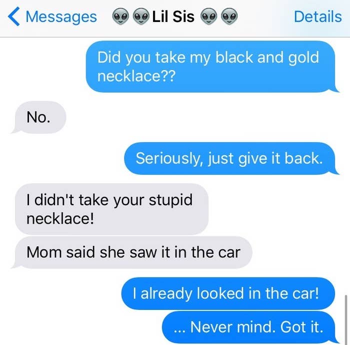 17 Ridiculous Texts All Siblings Have Sent To Each Other