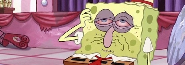 Spongebob Hungover