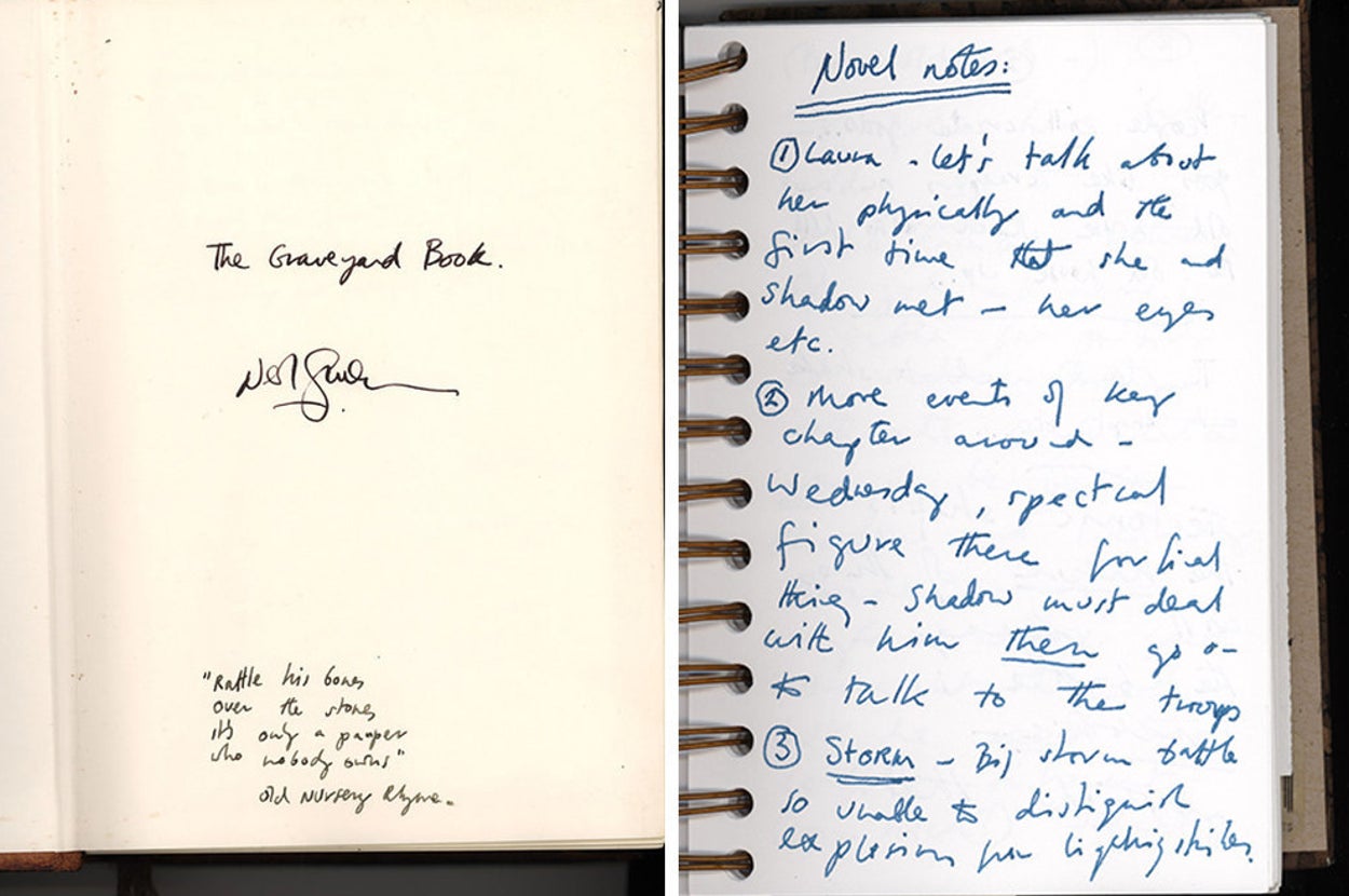 This Is What A Handwritten Novel By Neil Gaiman Looks Like