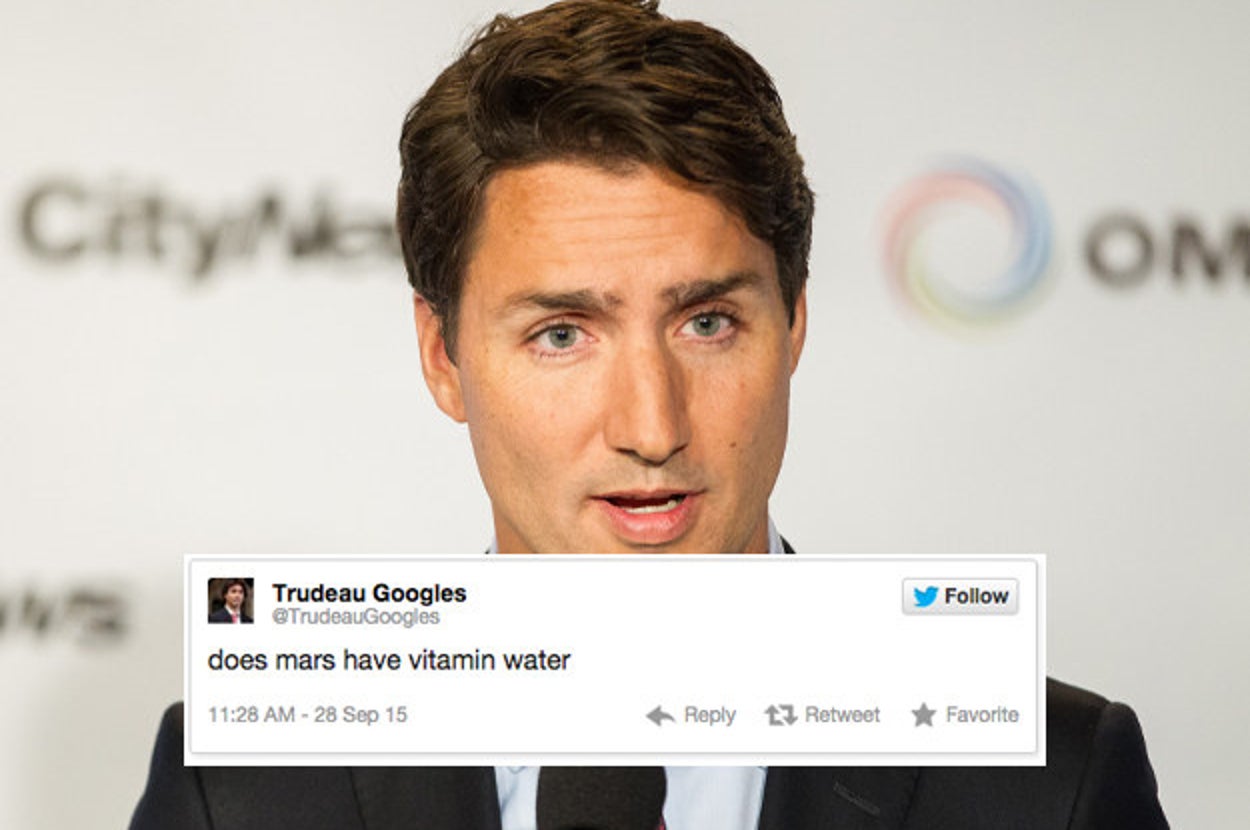 34 Hilarious Justin Trudeau Parody Tweets From 2015
