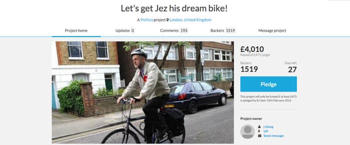 People Have Banded Together To Buy Jeremy Corbyn His Dream Bicycle
