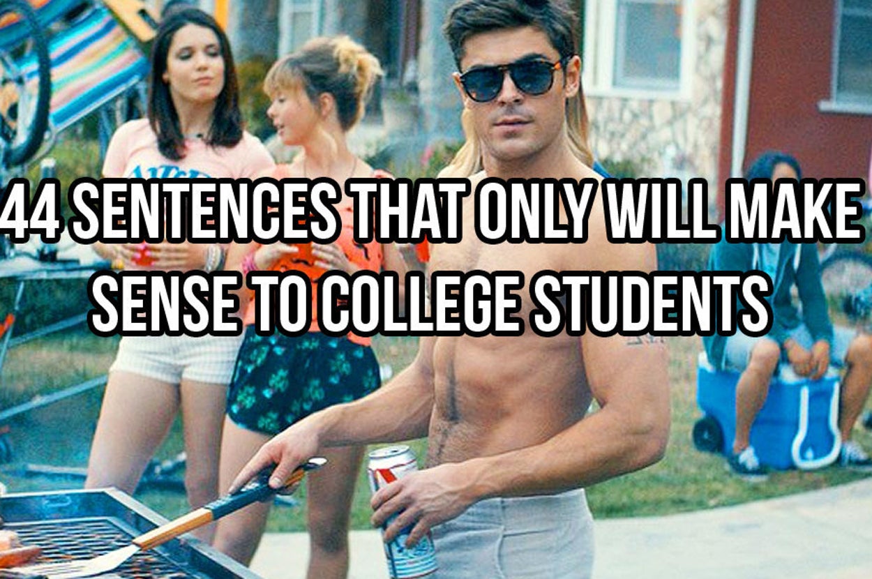 44 Secret Sentences All College Students Will Understand