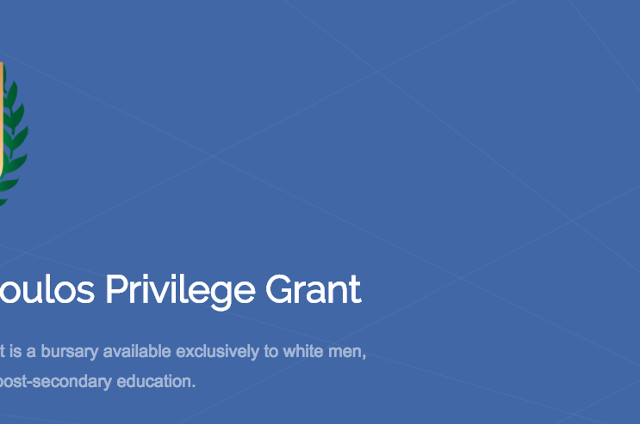Conservative Provocateur Milo Yiannopoulos Starts "White Men Only ...